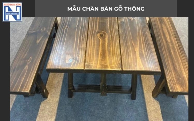 10+ mẫu chân bàn gỗ đẹp hiện đại, bền chắc cho 2025 - Nguyên Hoàng Hương